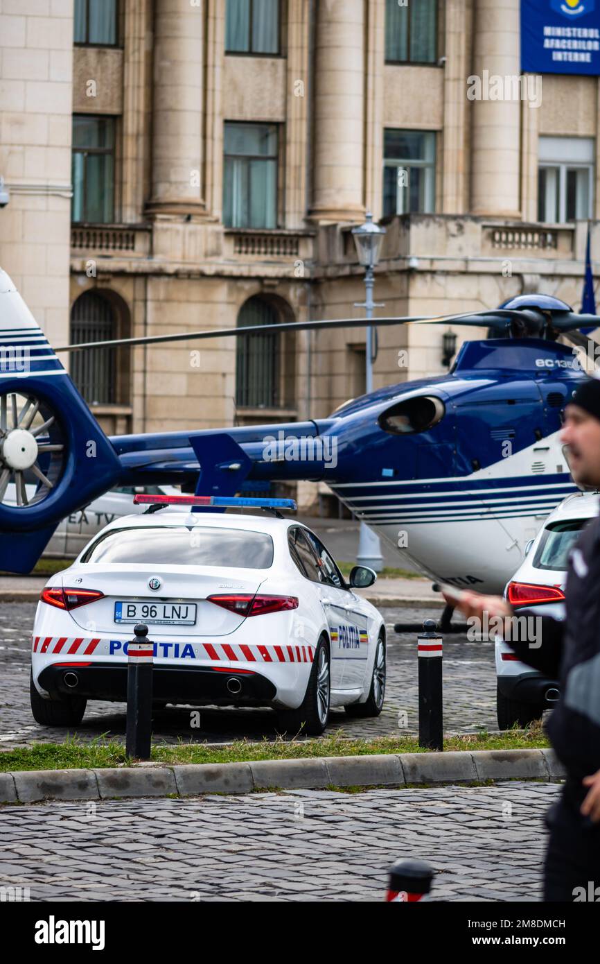 Romanian Police (Politia Romana) car show in Bucharest, Romania, 2022 ...