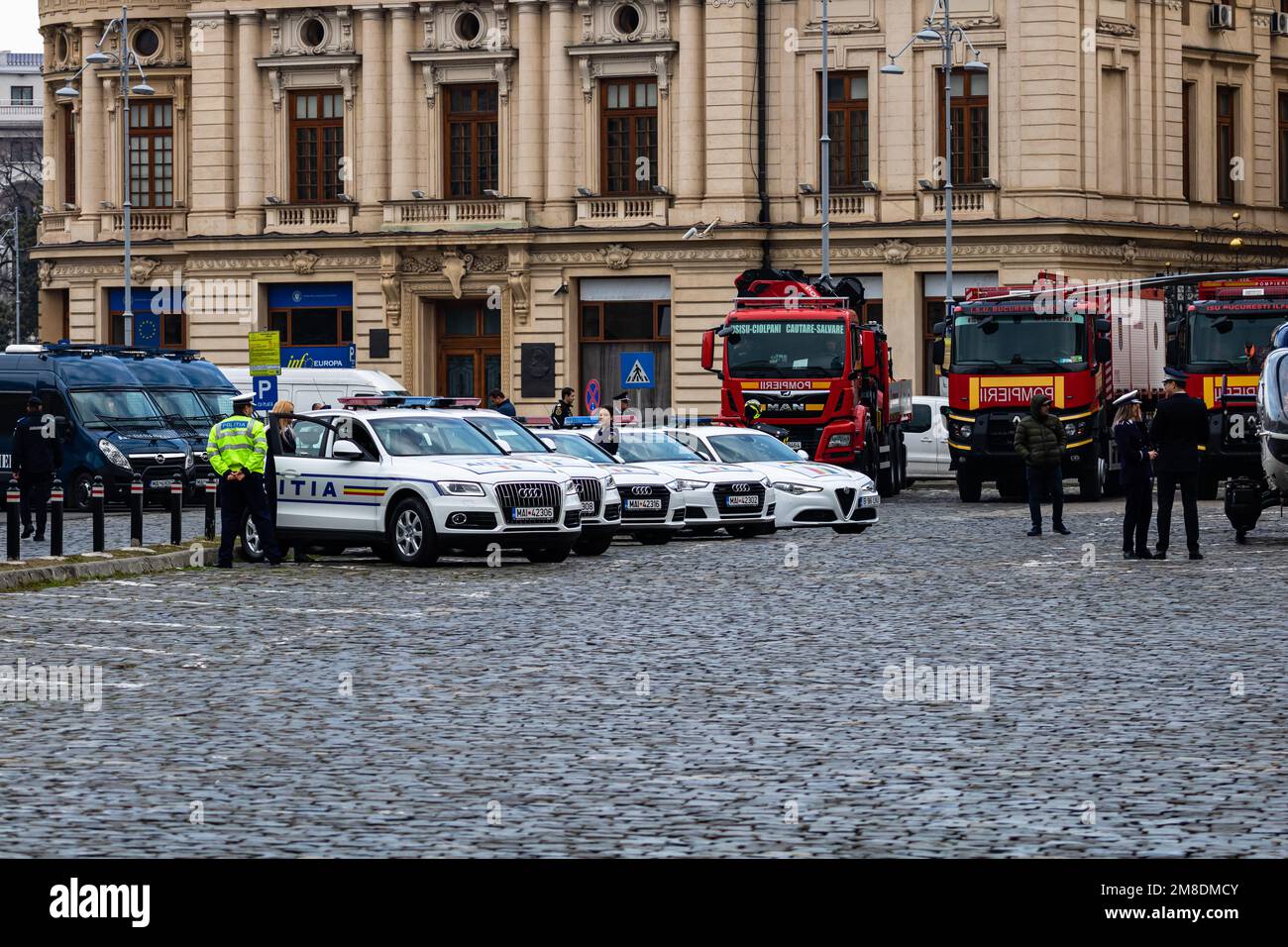 Romanian Police (Politia Romana) car show in Bucharest, Romania, 2022 ...
