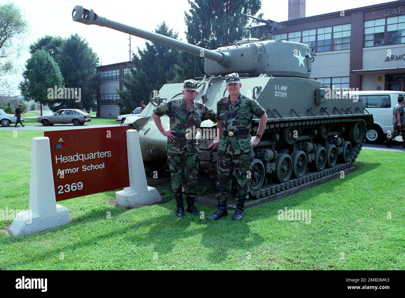 GEN Gordon R. Sullivan, vice chief of staff of the Army, stands in ...