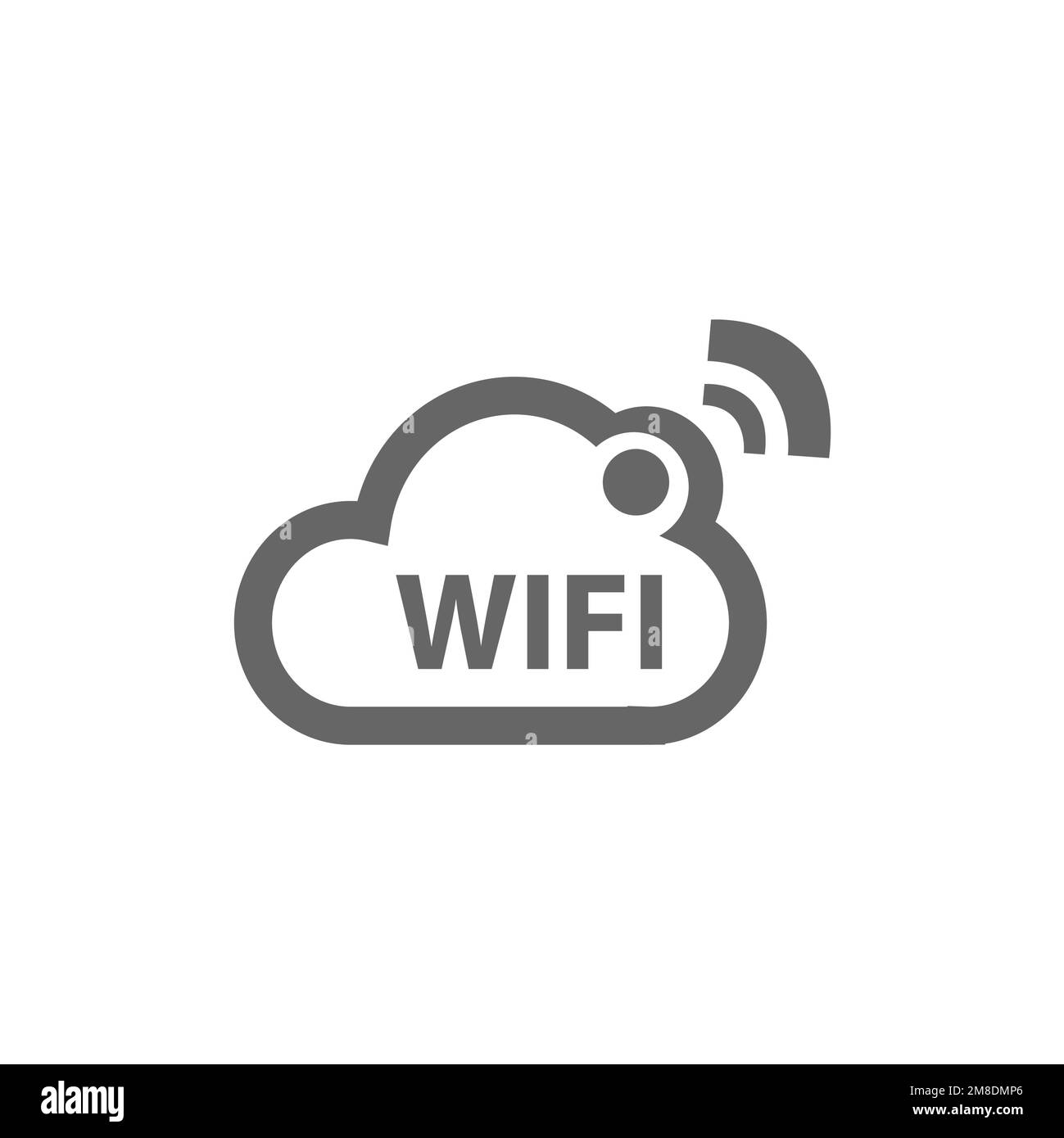 Cloud signal icon, common graphic resources, vector illustration Stock ...