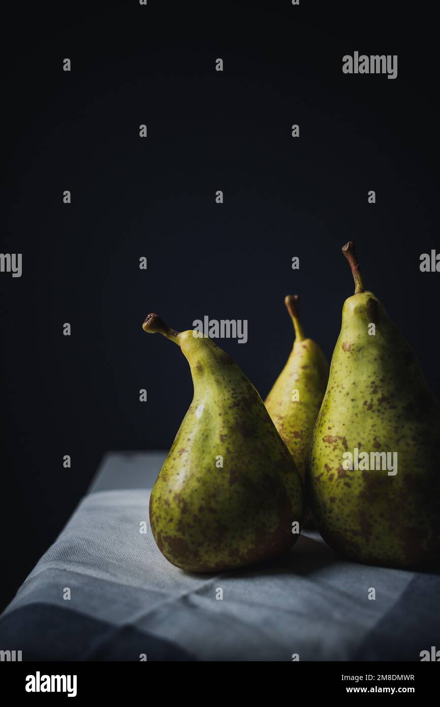 Still life of pears Stock Photo - Alamy