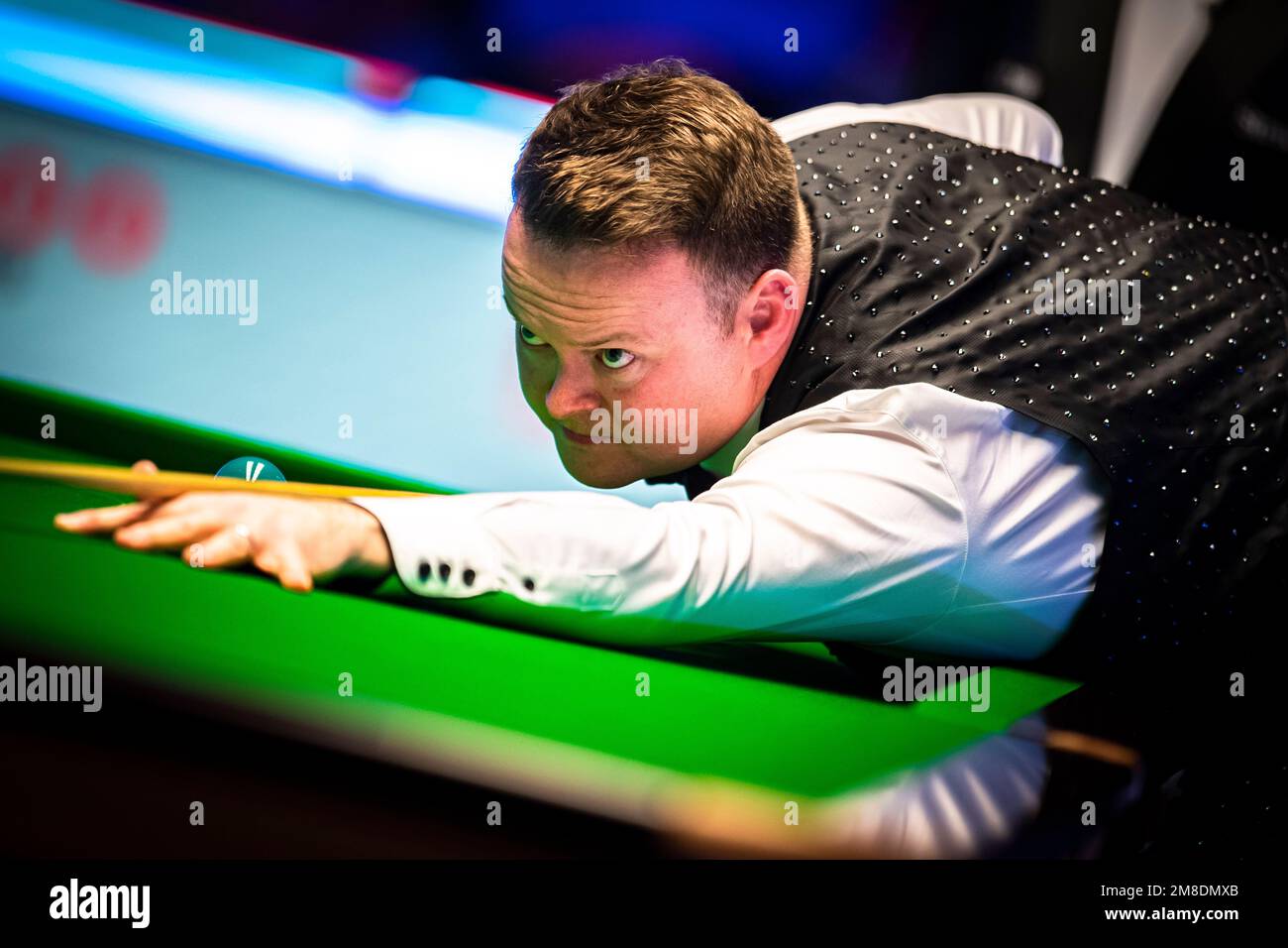 London, UK. 13th Jan, 2023. Shaun Murphy v Stuart Bingham in Quarter ...
