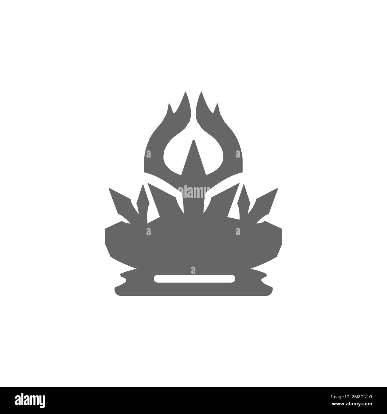Firepot lamp icon, common graphic resources, vector illustration Stock ...