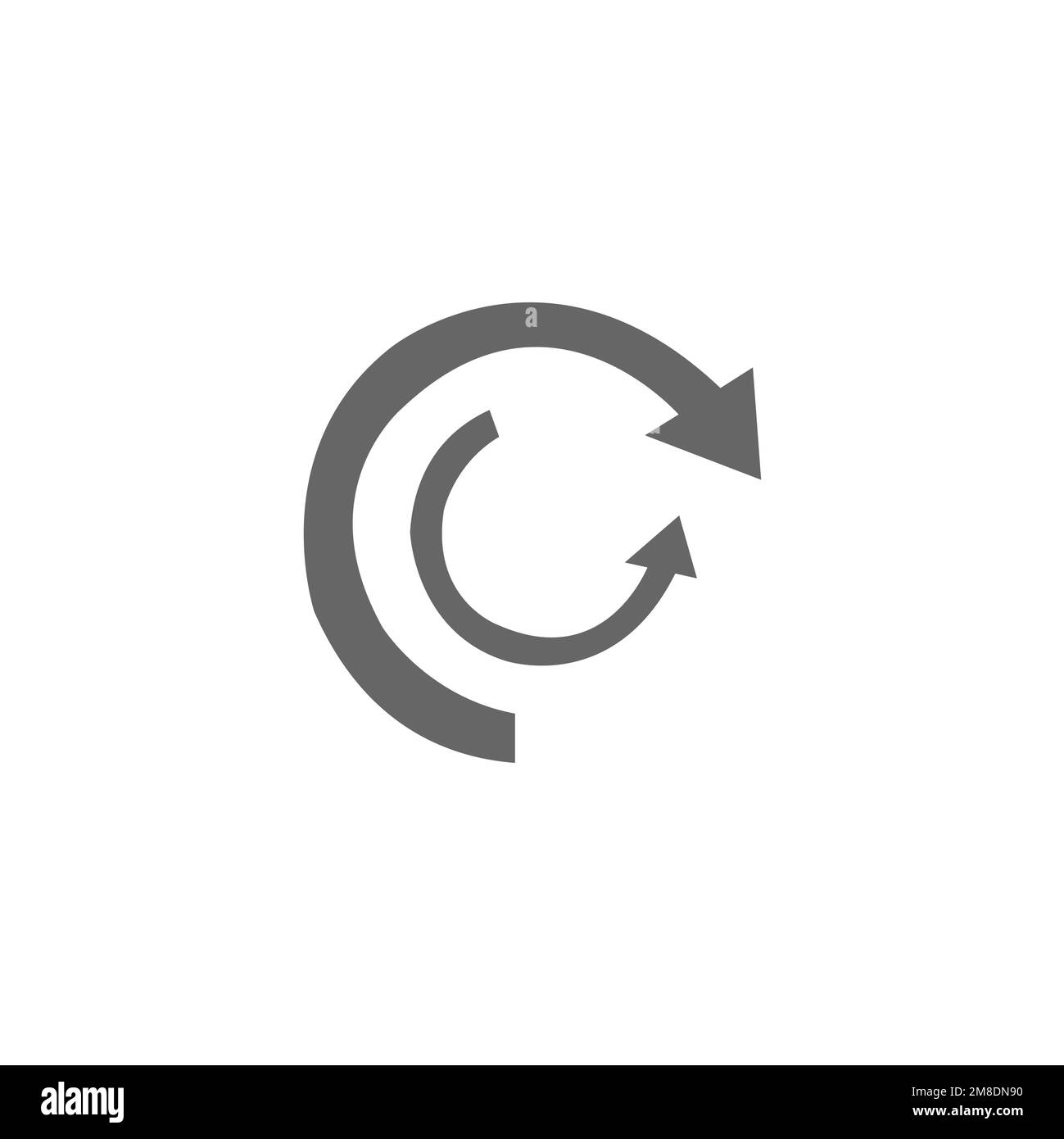 Rotation arrow icon, common graphic resources, vector illustration ...