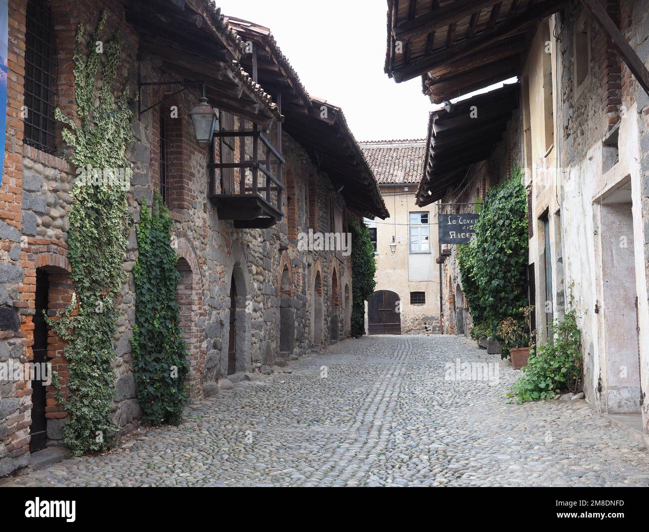 Ricetto fortified medieval village in Candelo, Italy Stock Photo - Alamy