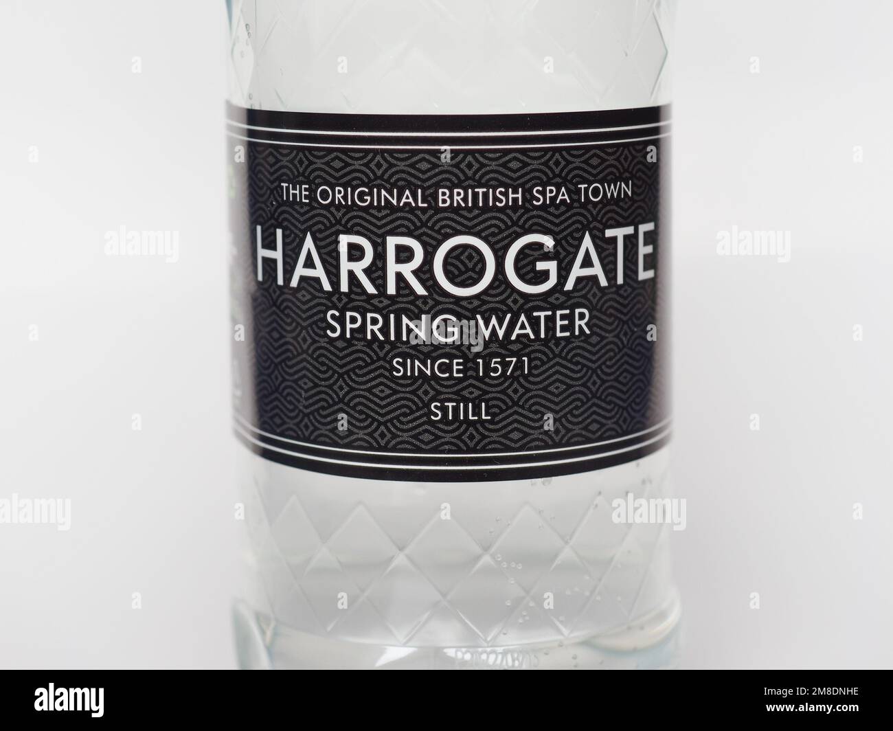 LONDON, UK - CIRCA OCTOBER 2022: Bottle of Harrogate spring water Stock ...