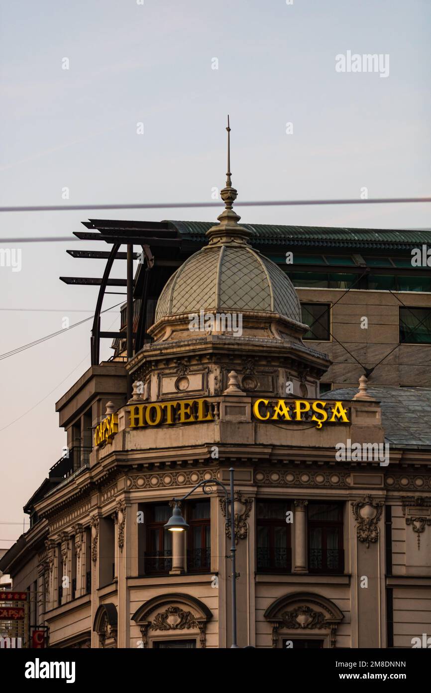 Hotel Capsa located on Victory Avenue in Bucharest, Romania, 2022 Stock ...