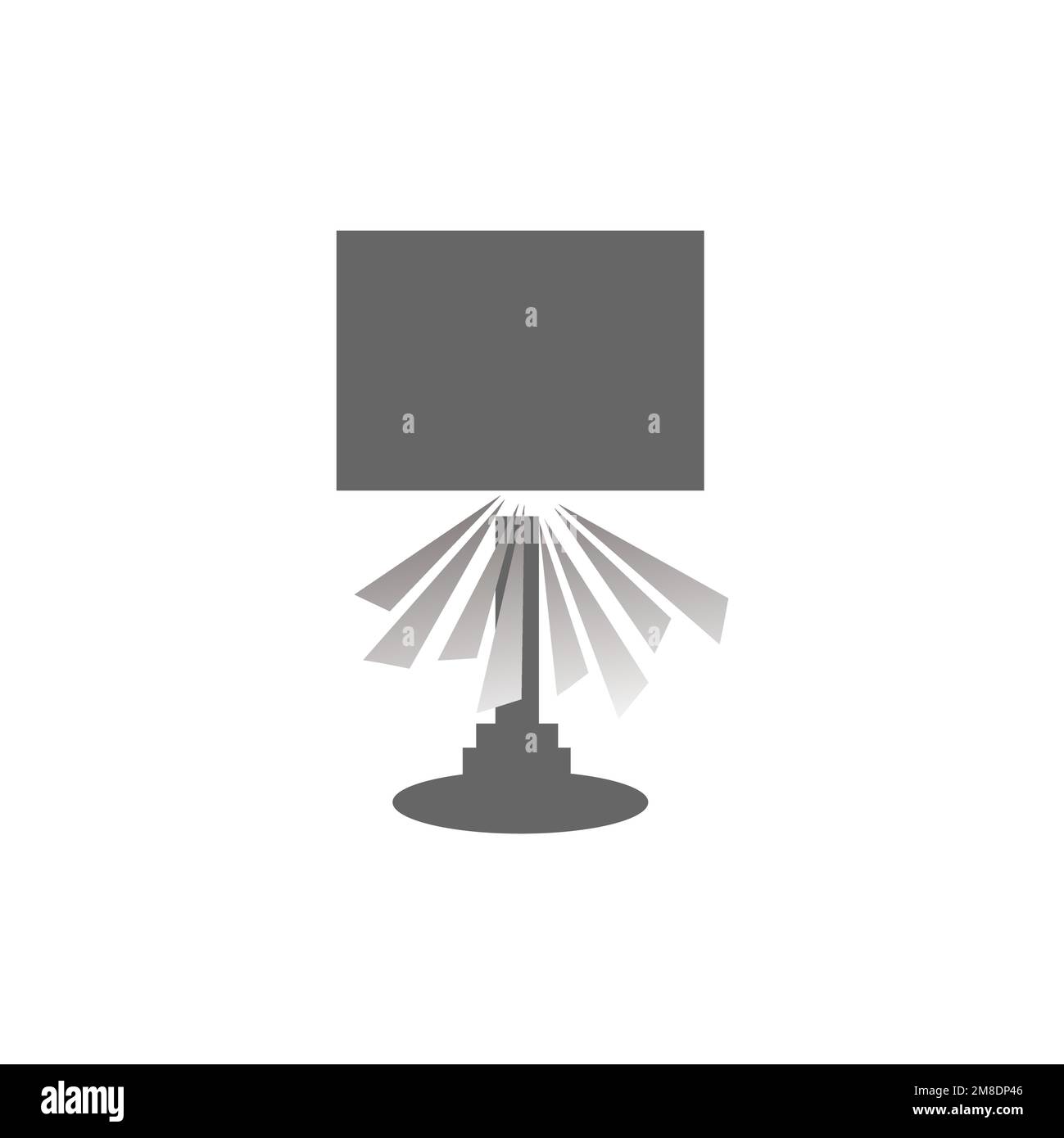 Bed lamp icon, common graphic resources, vector illustration Stock ...