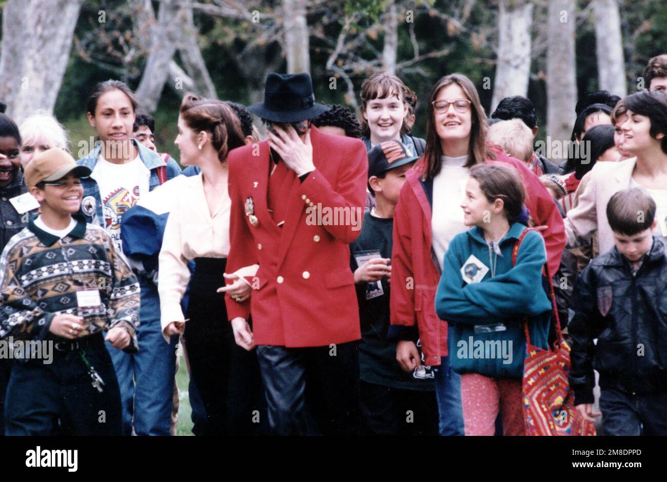 April 18, 1995, Santa Barbara, California, USA: Singer MICHAEL JACKSON ...