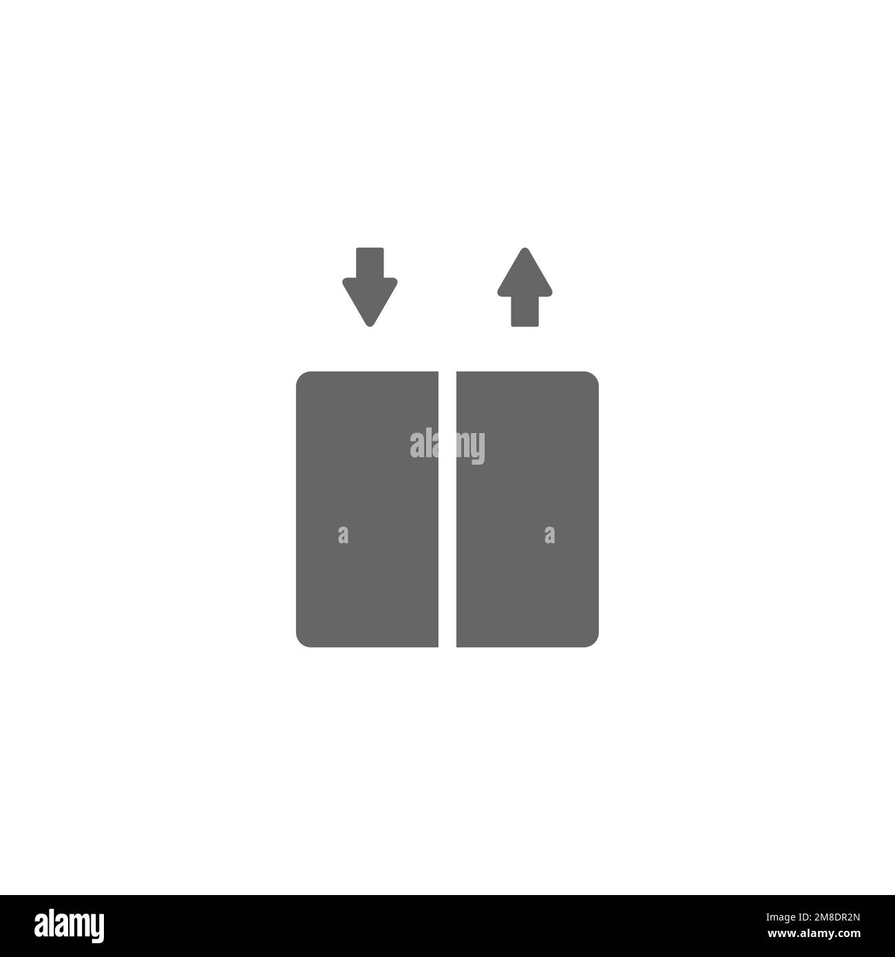 Dislocation separated icons, common graphic resources, vector ...