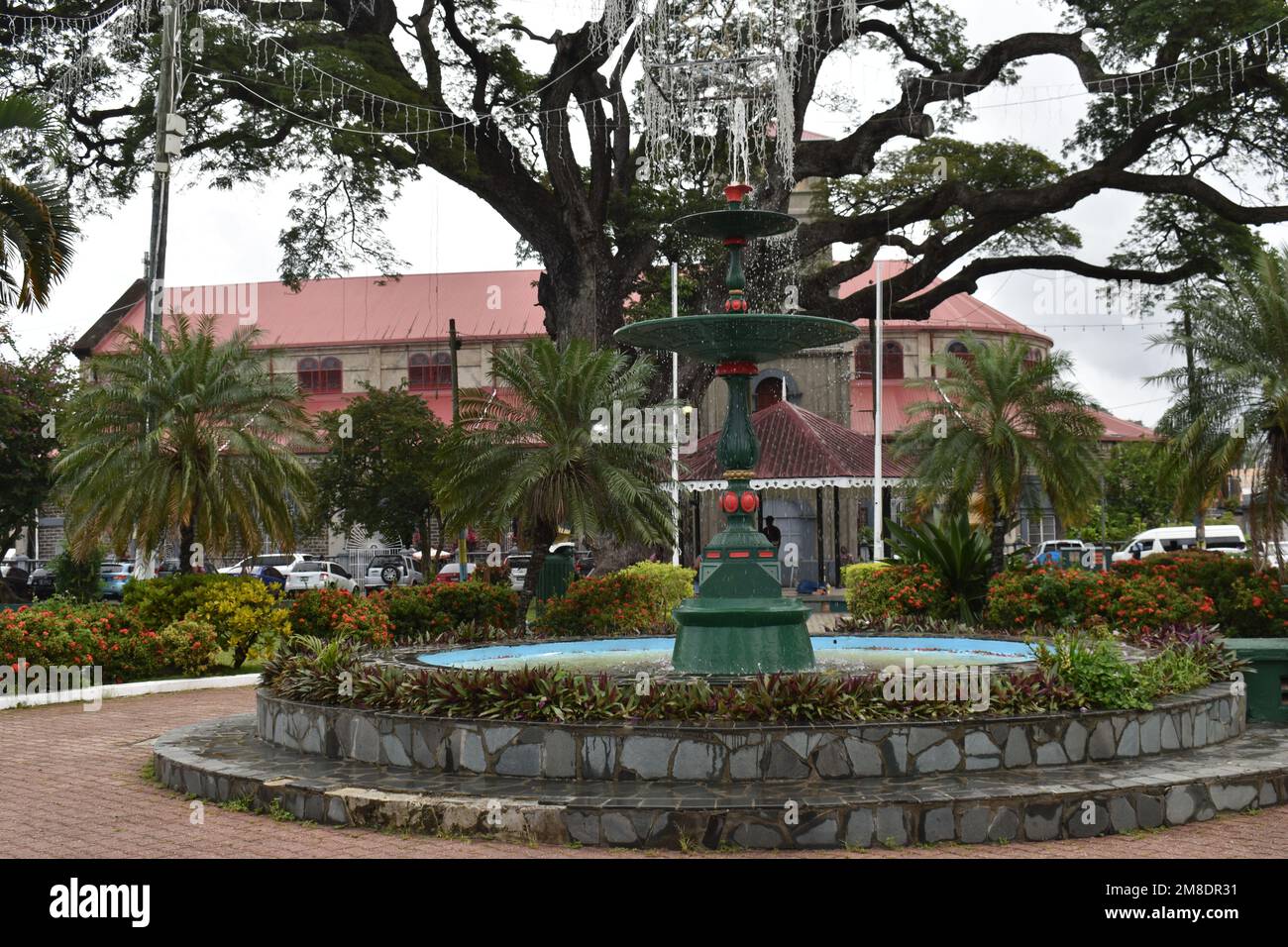 Saint lucia derek walcott square hi-res stock photography and images ...