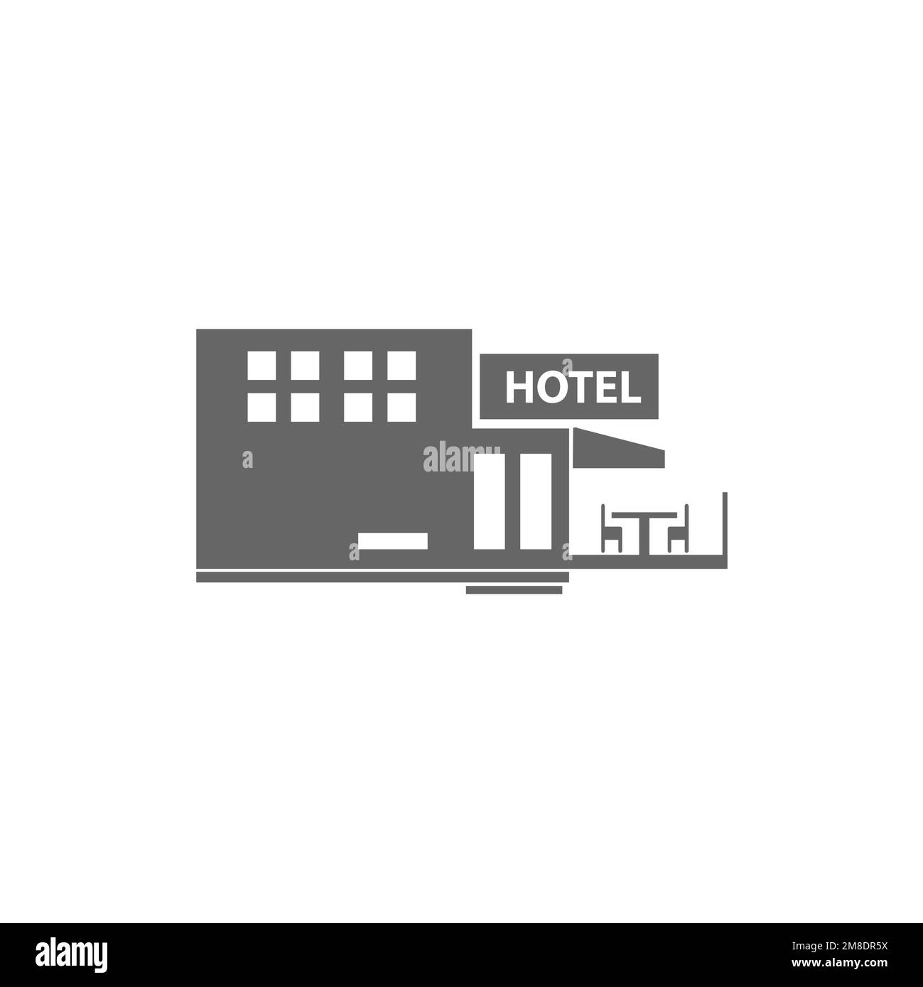 Hotel icons, common graphic resources, vector illustrations Stock ...
