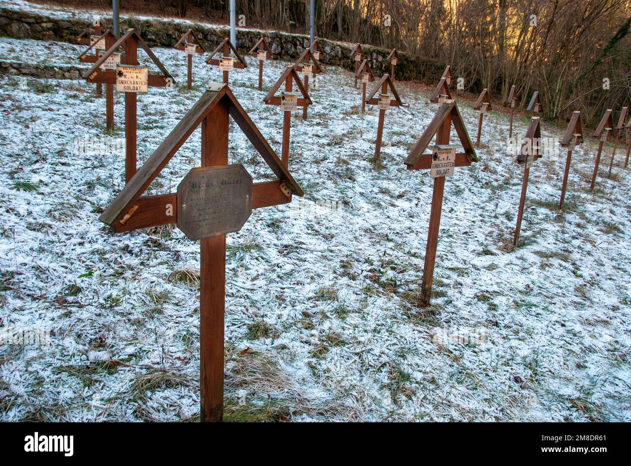 Austro hungarian war cemetery hi-res stock photography and images - Alamy