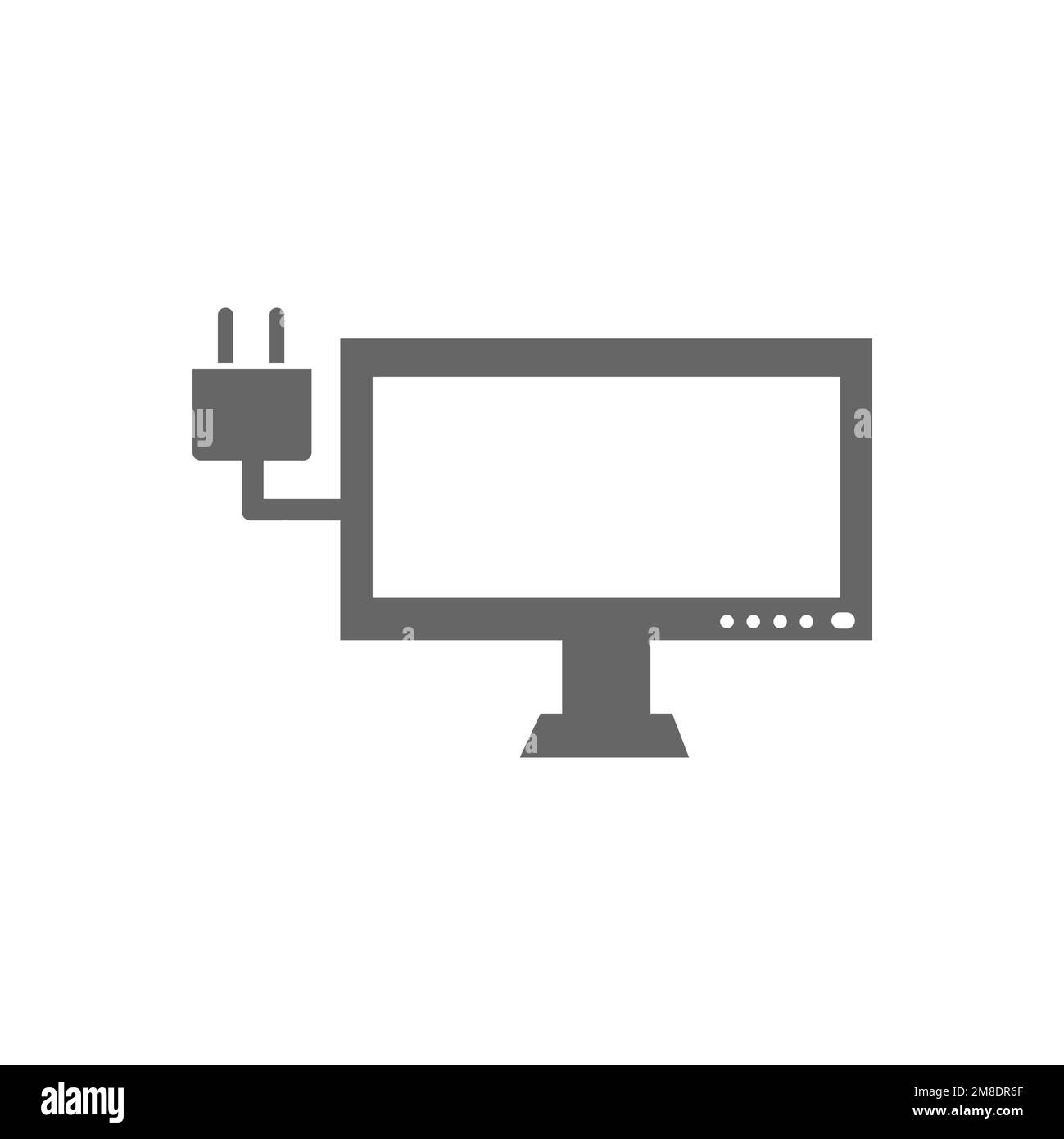 Computer display icons, common graphic resources, vector illustrations ...