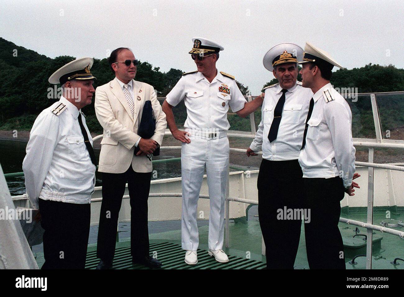 Admiral Charles R. Larson, Commander in CHIEF, US Pacific Fleet, and ...