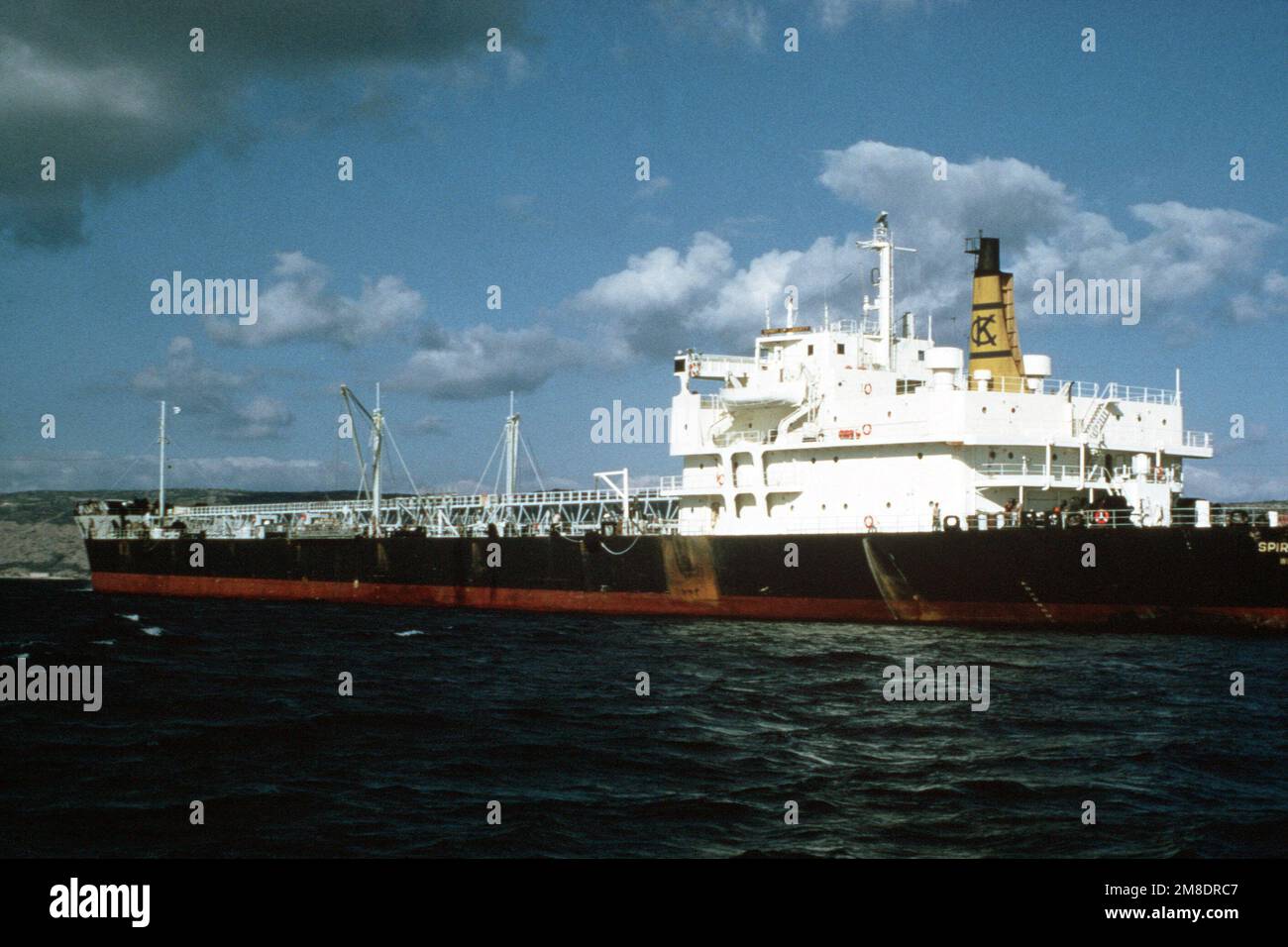A port quarter view of the transport oiler THE SPIRIT OF LIBERTY (T-AOT ...