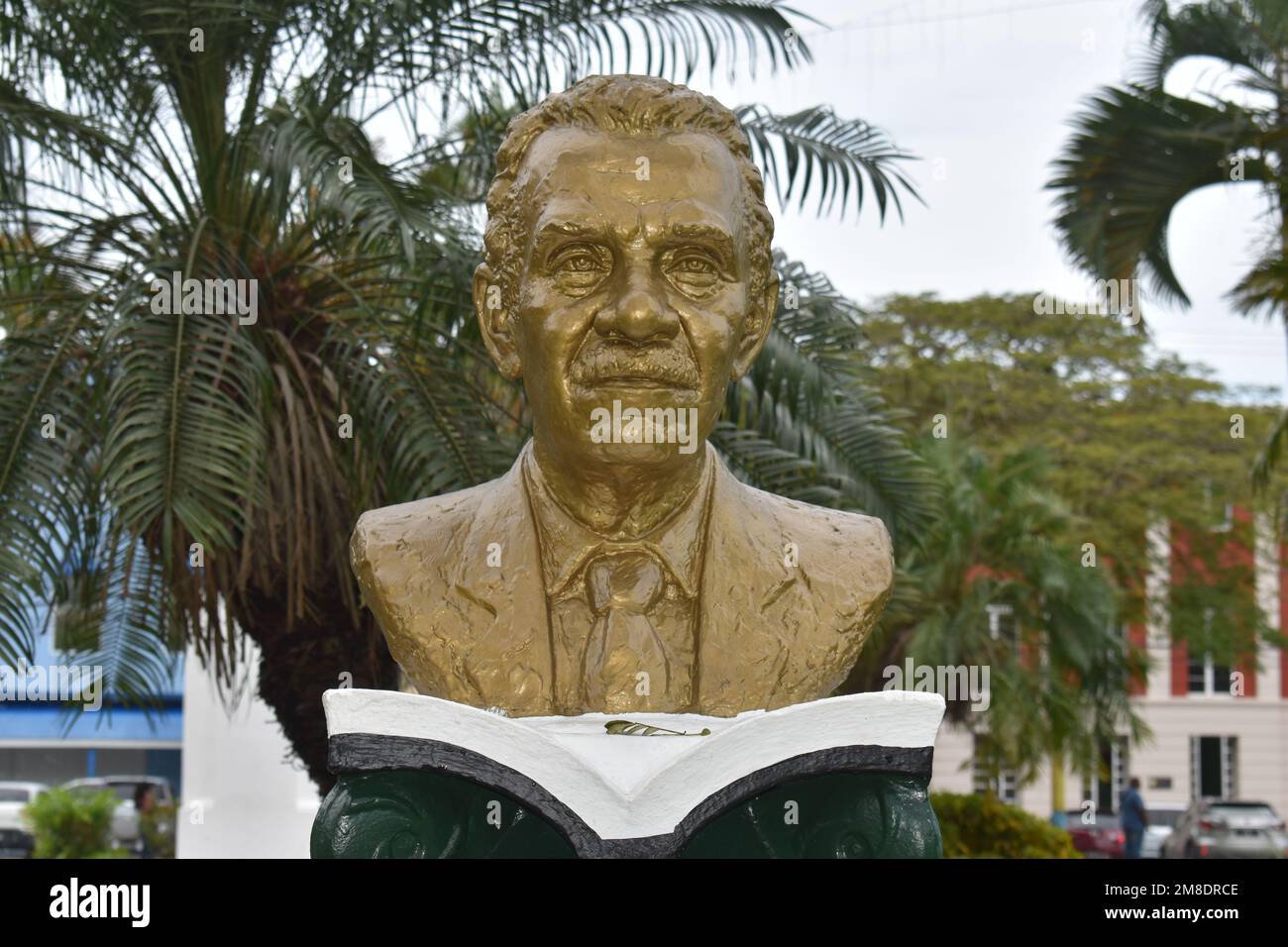 Castries, St. Lucia- January 7, 2023- Derek Walcott Square Stock Photo ...