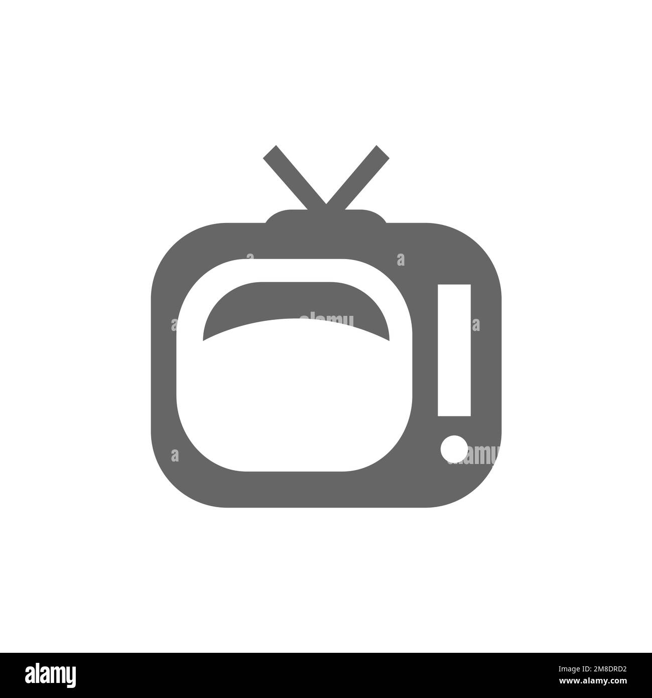 Retro wireless TV icons, common graphic resources, vector illustrations ...