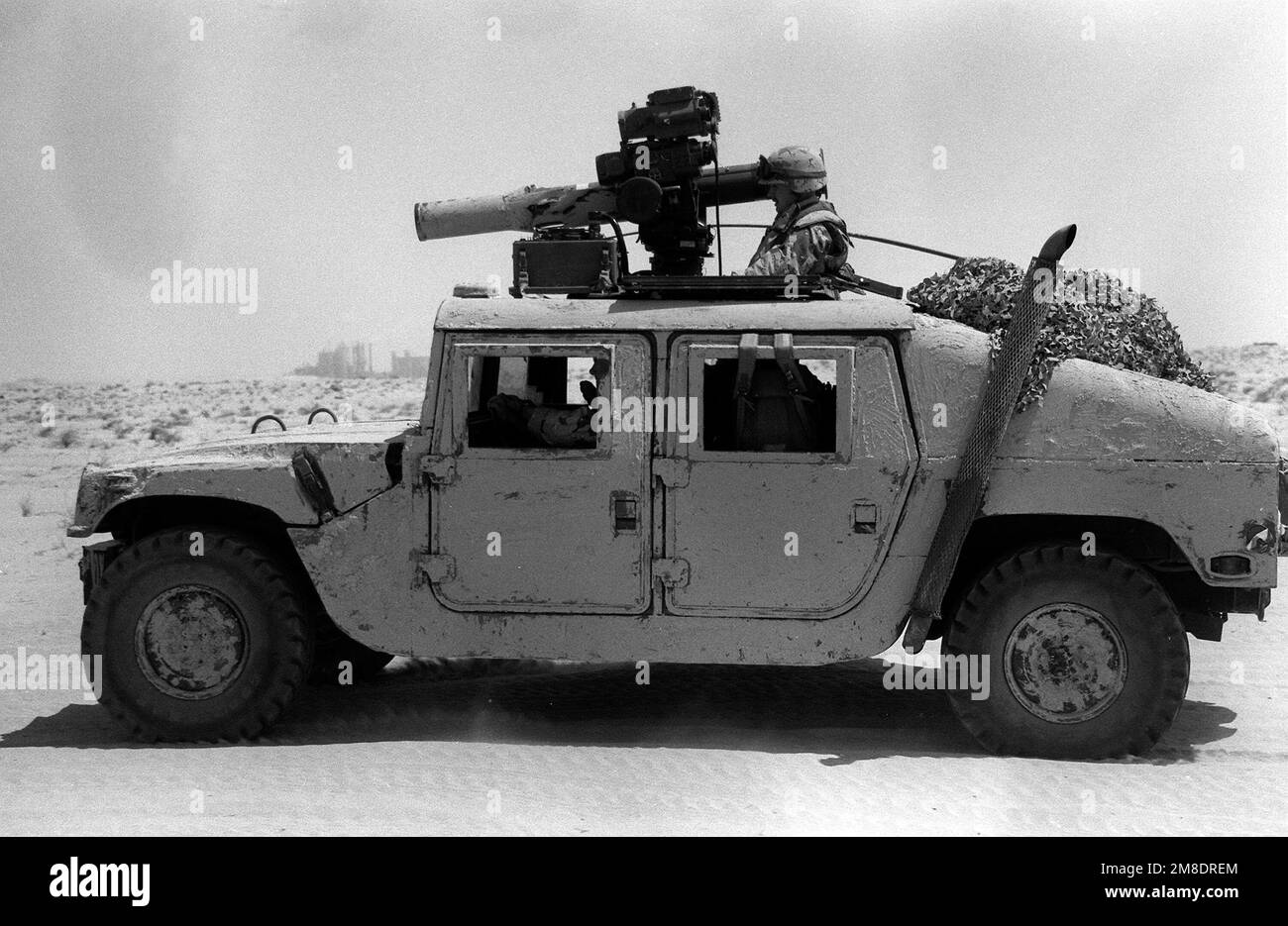 Lance CPL. T. A. Gomer, Weapons Co., 1ST Bn., 7th Marines, rides atop ...