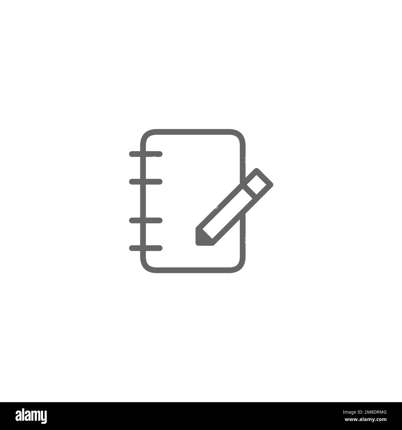 Notebook icons, common graphic resources, vector illustrations Stock ...