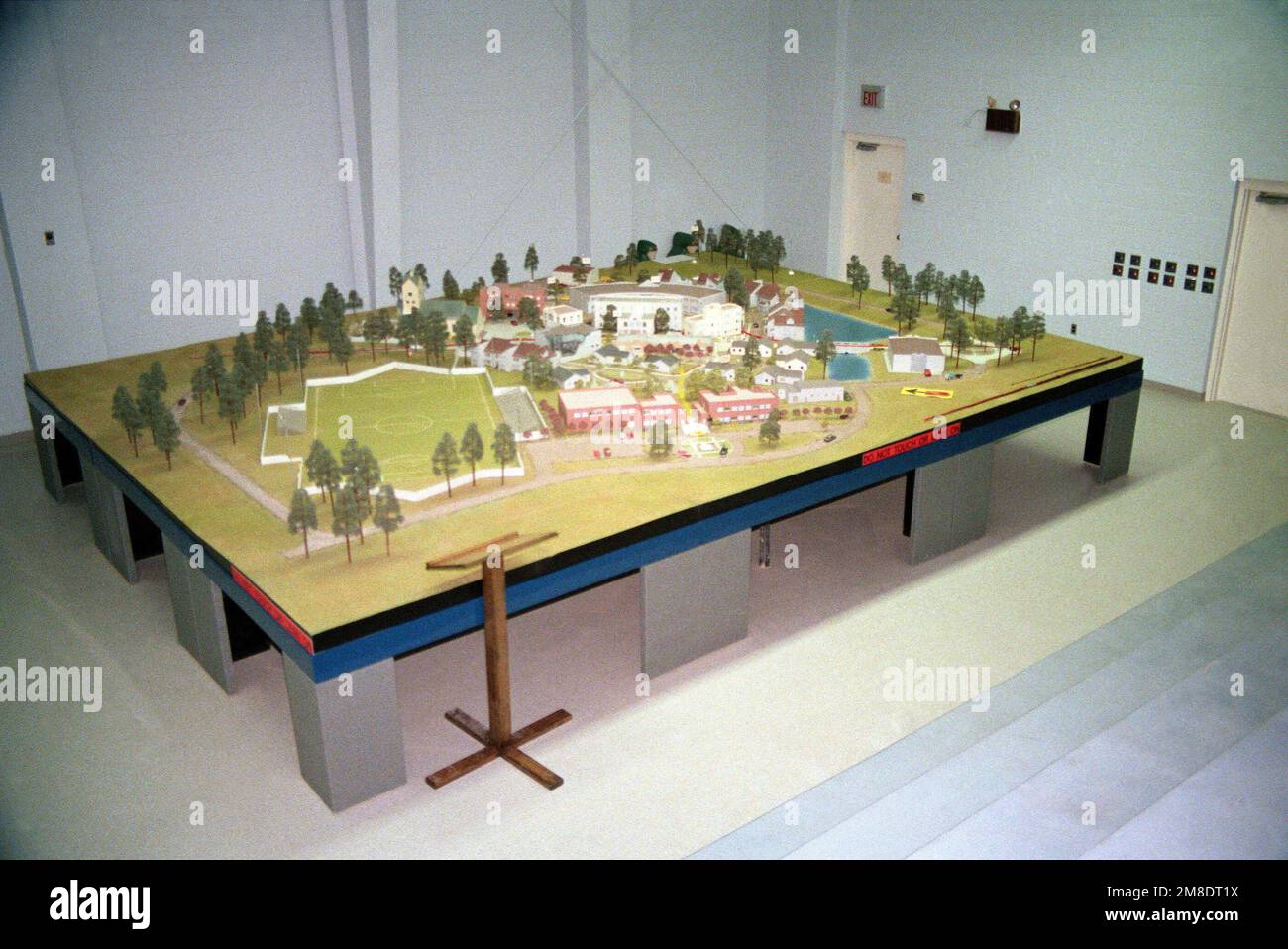 Military Terrain Model Soldiers With 2nd Brigade, 1st Infantry