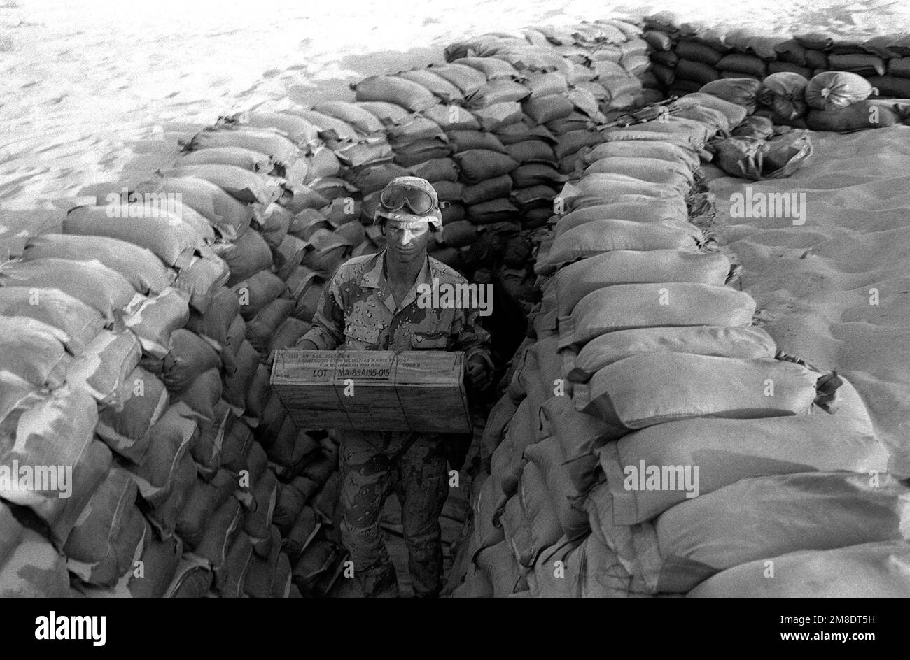 Lance CPL. P. E. Stone of the 1ST Section, 81mm Mortars Plt., Weapons ...