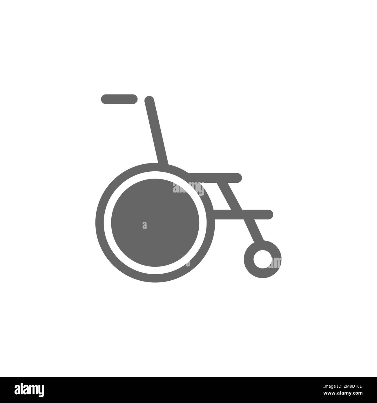 Wheelchair icons, common graphic resources, vector illustrations Stock ...