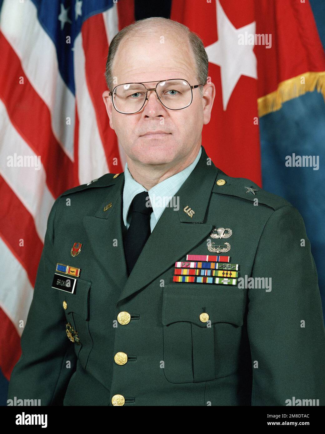 Brigadier General James F. Brickman, USA (uncovered). Base: Fort Monroe ...