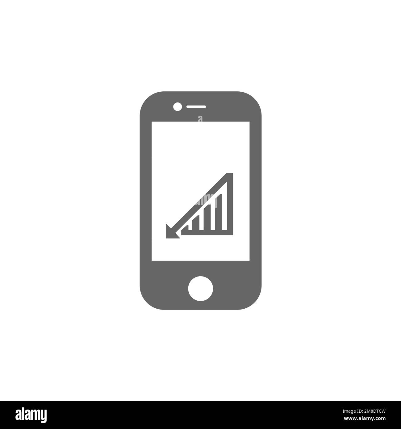 Mobile phone statistics icon, common graphic resources, vector ...