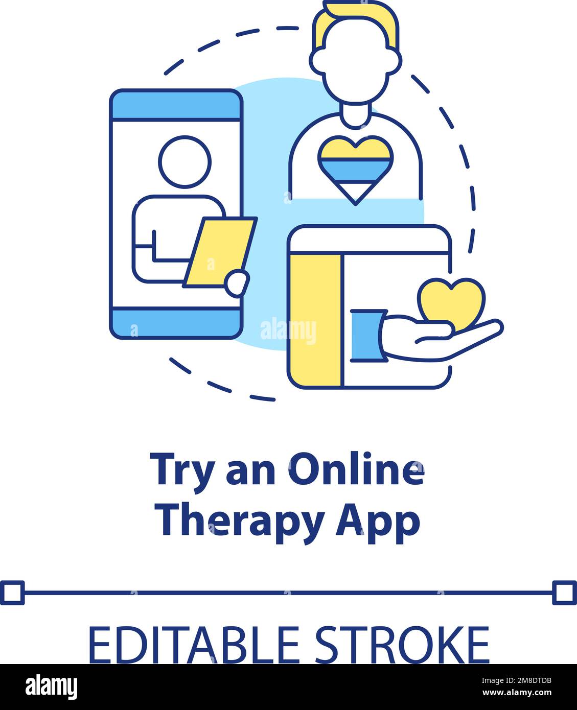 Try circle logo hi-res stock photography and images - Alamy