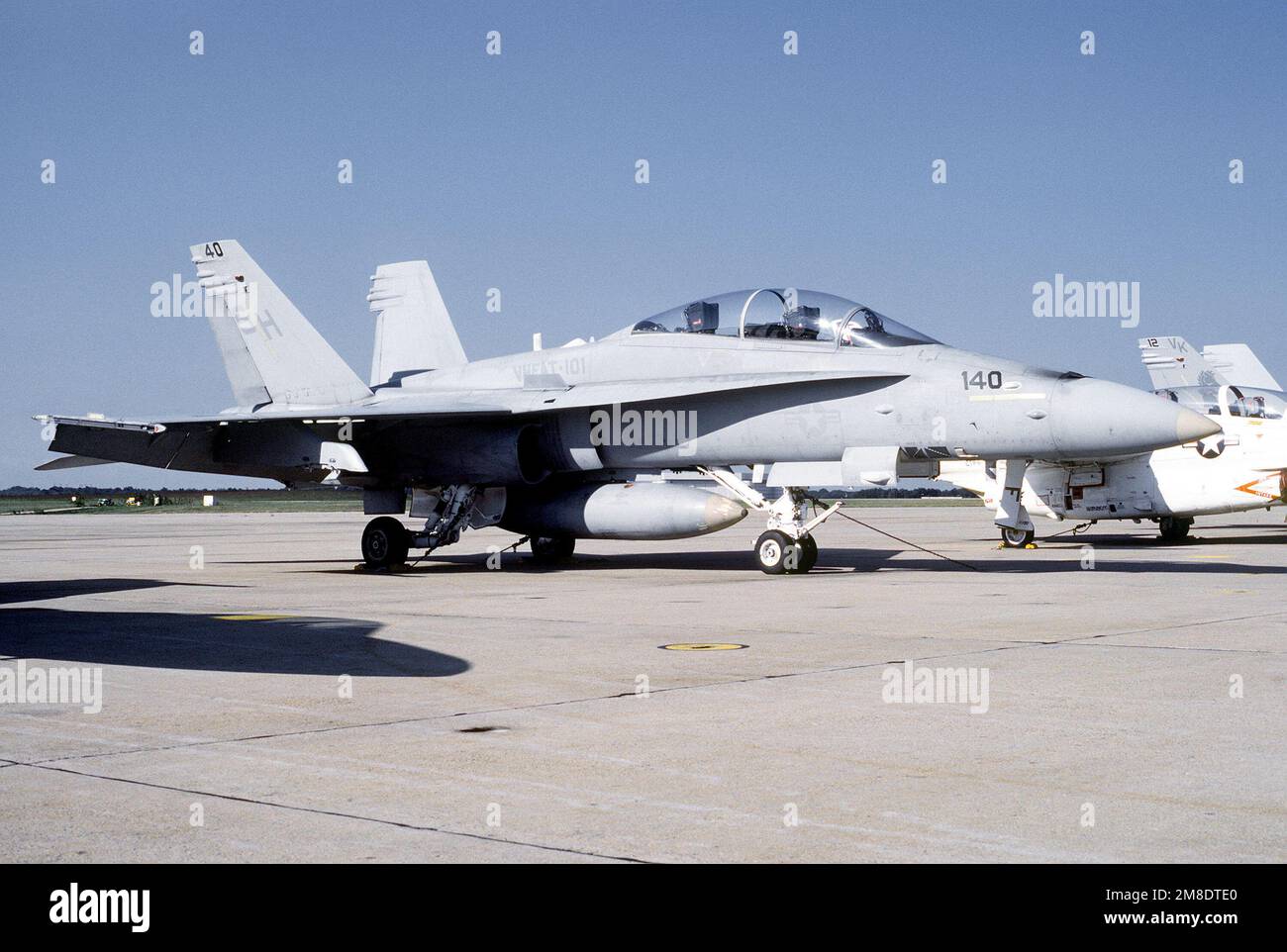 A right front view of a Marine Fighter-Attack Training Squadron 101 ...