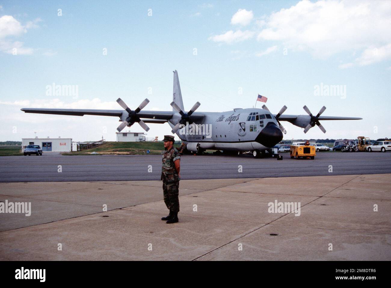 The Marine Corps KC-130 Hercules aircraft assigned to the Navy's Blue ...