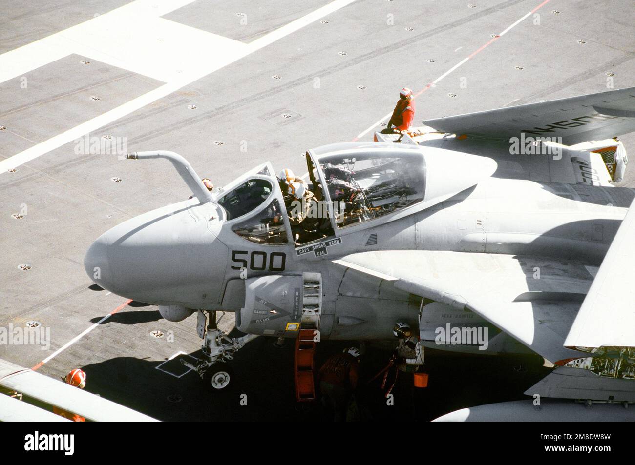 An Attack Squadron 95 (VA-95) A-6E Intruder aircraft piloted by air ...
