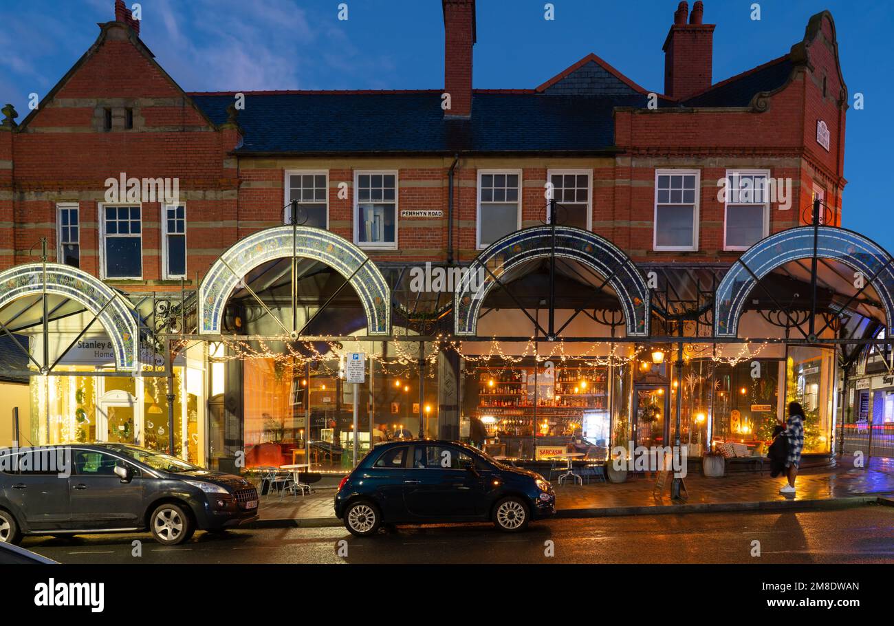 Briggs Wine Bar, 2 Penrhyn Road, Colwyn Bay, North Wales. Image taken ...