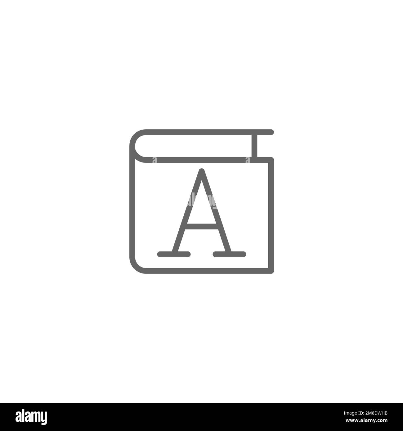 Dictionary icons, common graphic resources, vector illustrations Stock ...