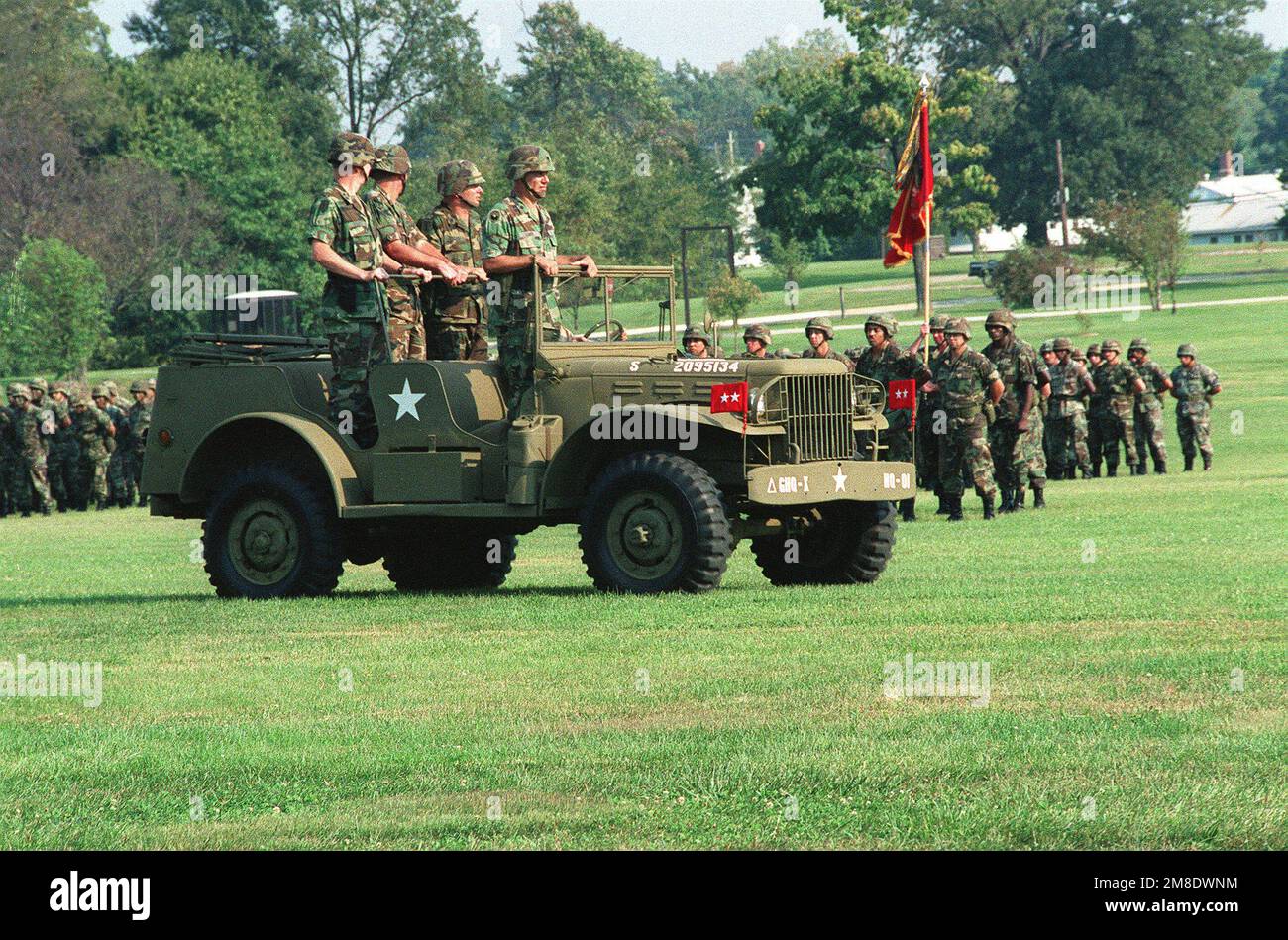 Members of the 194th Armored Brigade take part in an inactivation ...