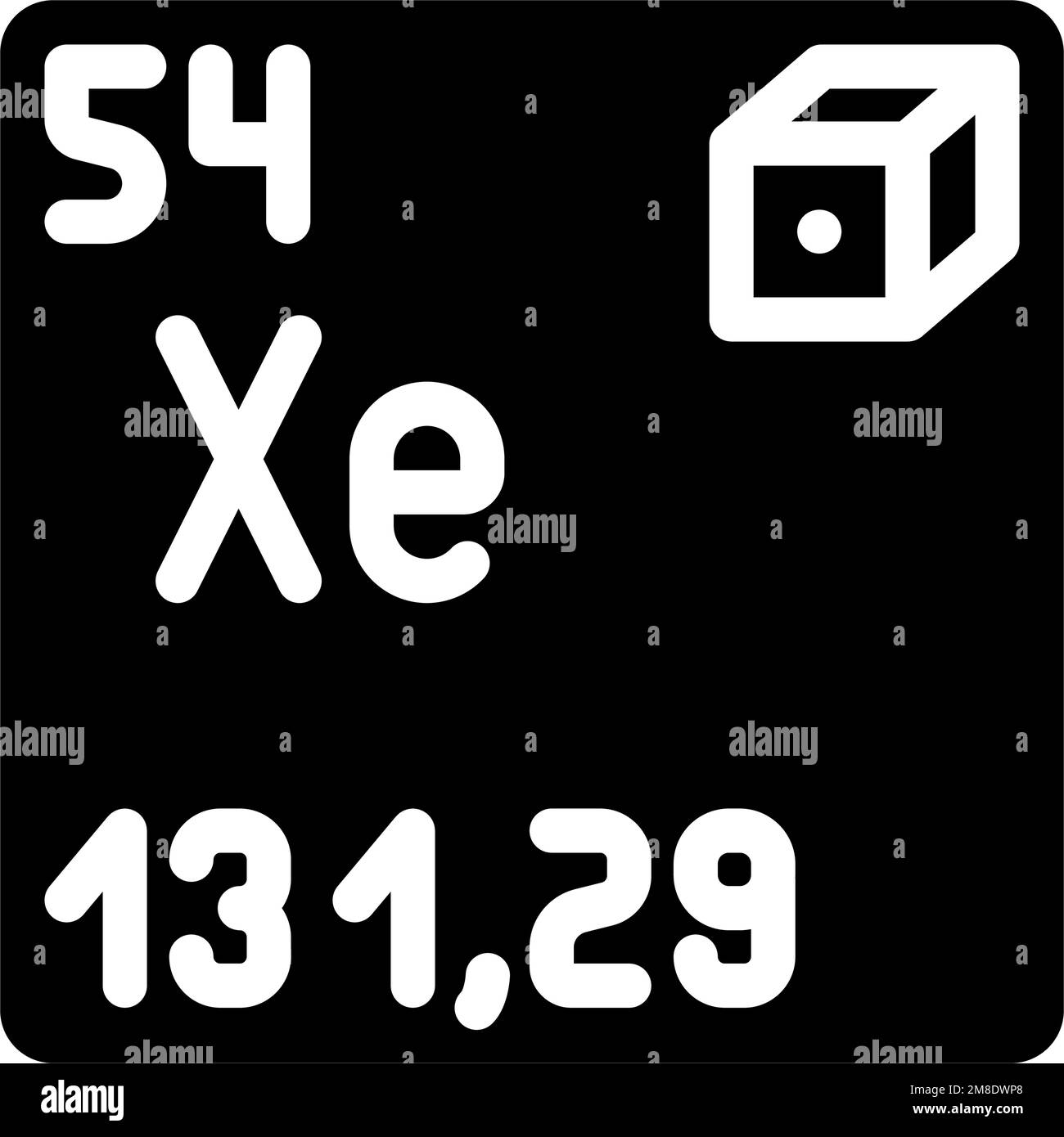 Xenon chemical element Black and White Stock Photos & Images - Alamy