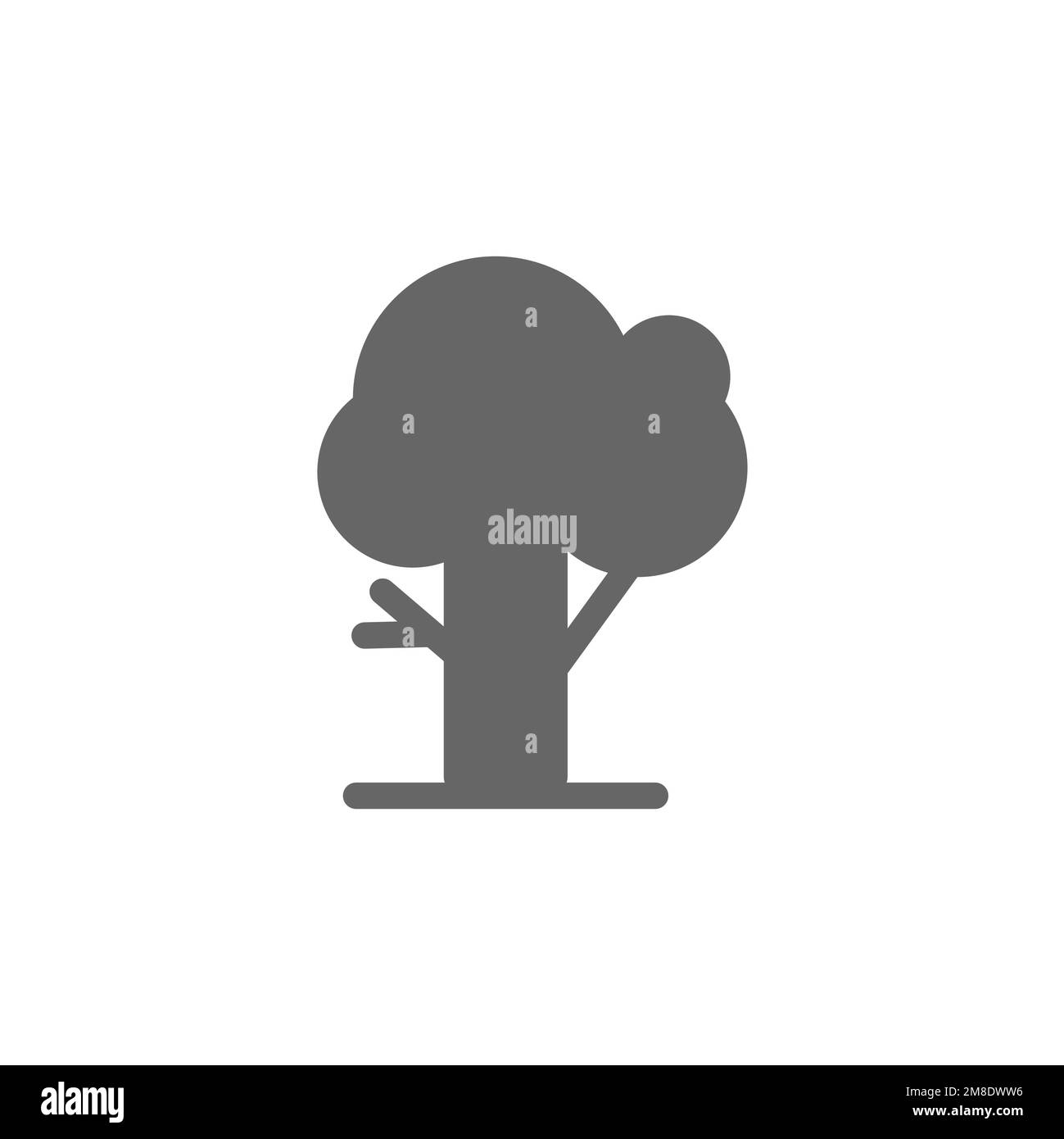 Big tree icons, common graphic resources, vector illustrations Stock ...