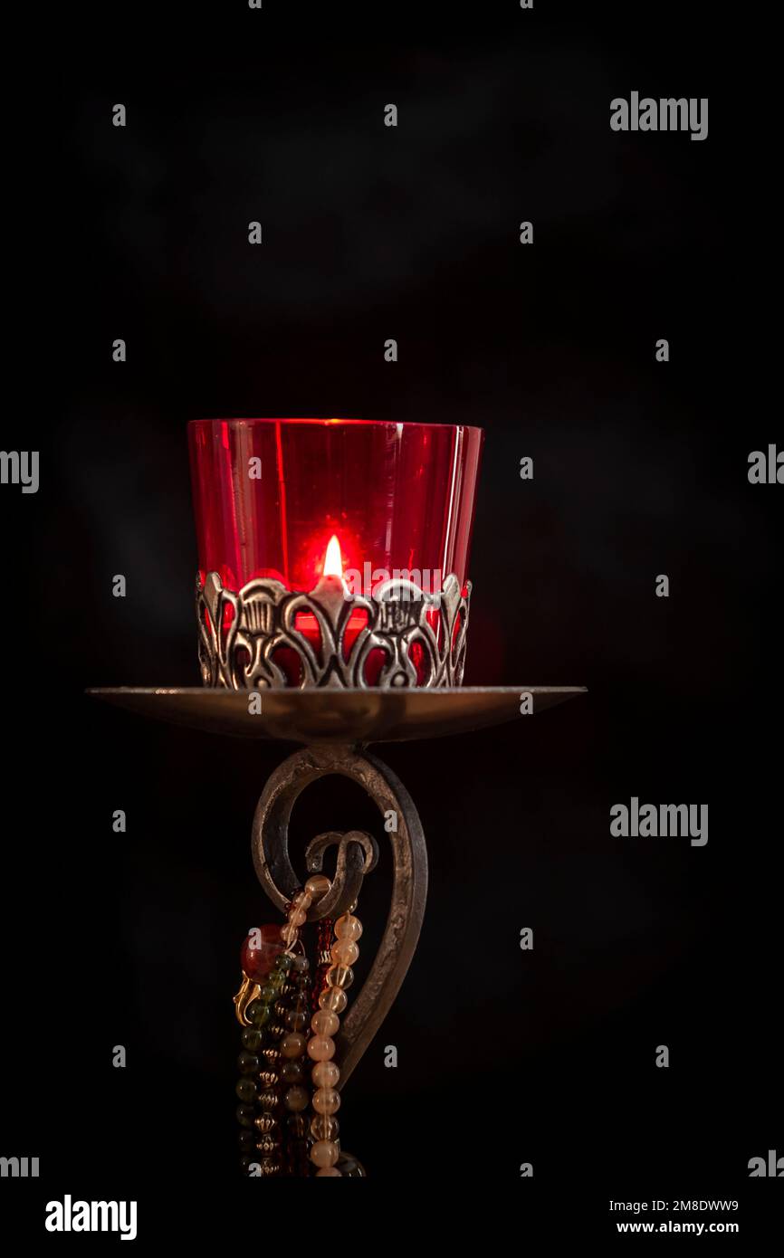 Medieval candle holder hi-res stock photography and images - Alamy