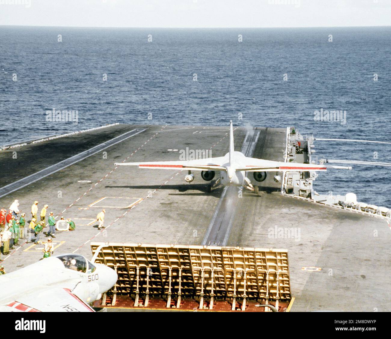 An Air Anti-submarine Squadron 29 (VS-29) S-3A Viking aircraft is ...