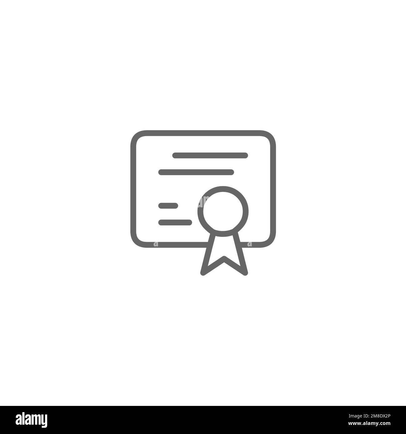 Honorary certificate icon, common graphic resources, vector ...