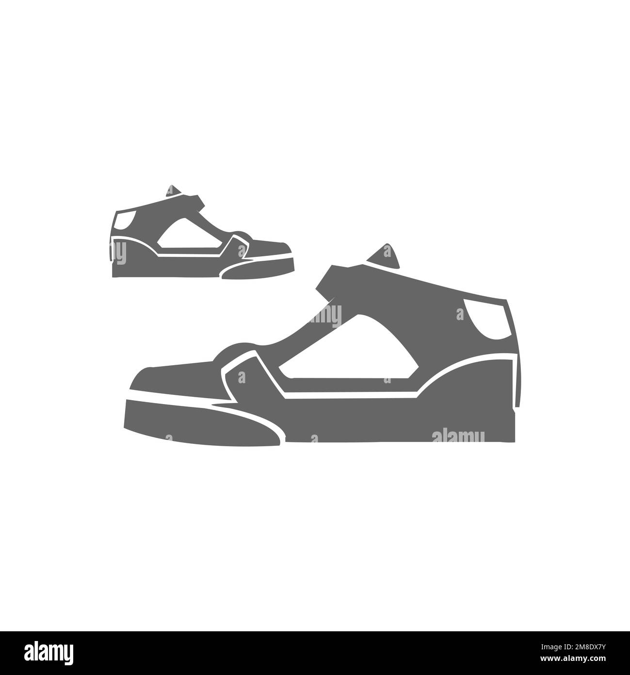 Shoe icons, common graphic resources, vector illustrations Stock Vector ...