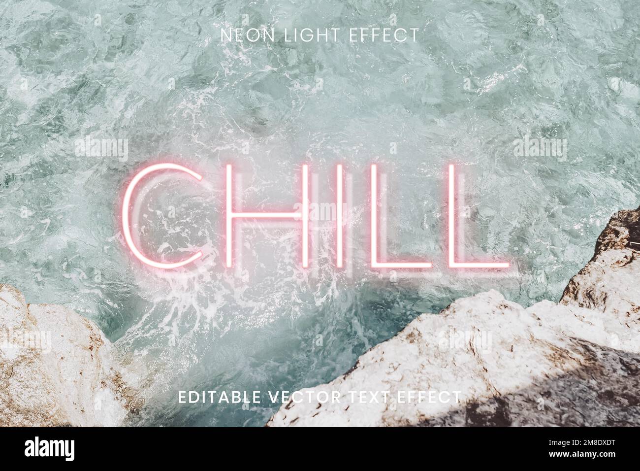 2 text effect design hi-res stock photography and images - Alamy