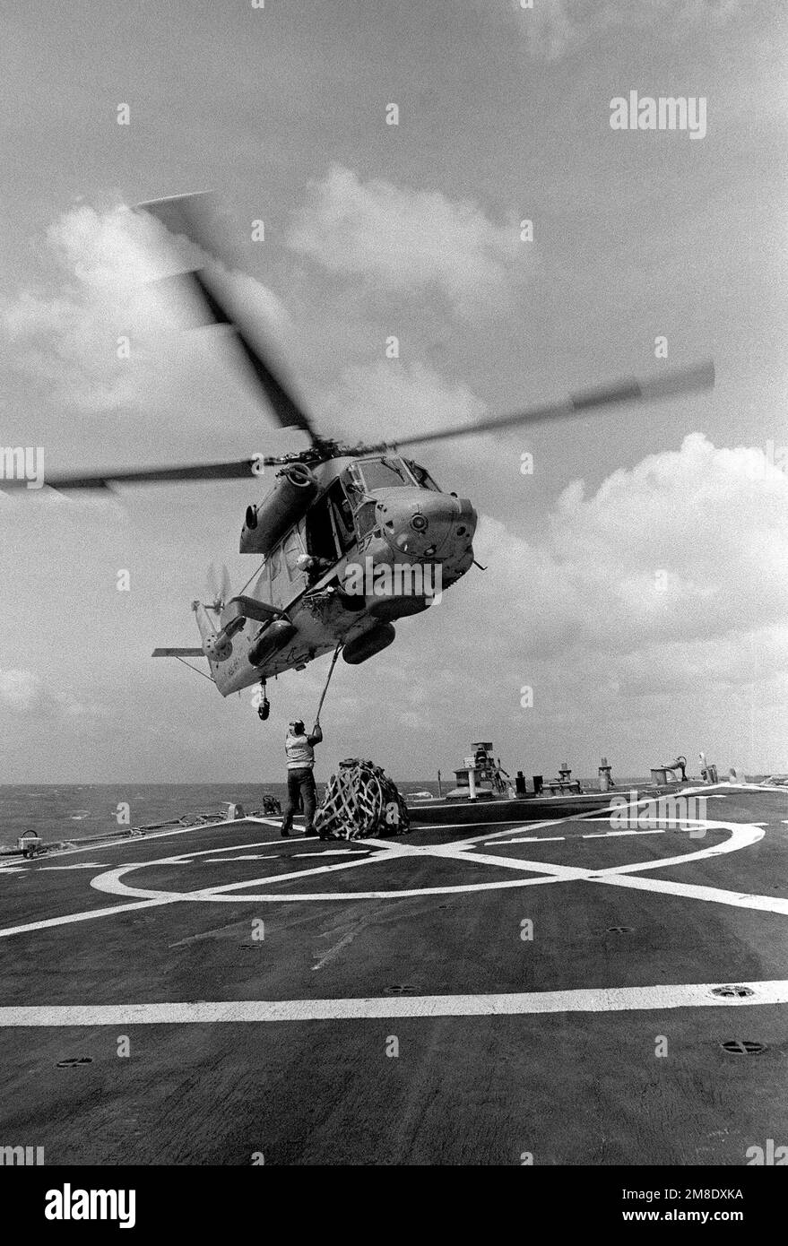 A Helicopter Light Anti-submarine Squadron 94 (HSL 94) SH-2F Seasprite ...