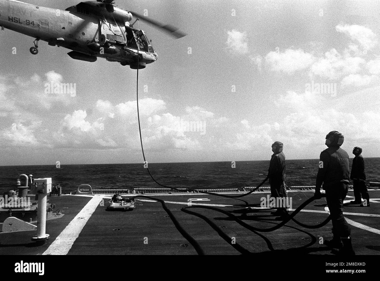 A Helicopter Light Anti-submarine Squadron 94 (HSL 94) SH-2F Seasprite ...