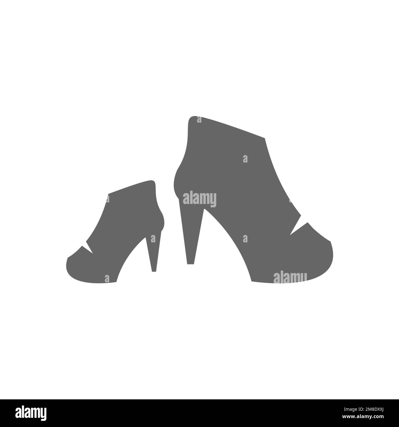 High heel icon Black and White Stock Photos & Images - Alamy
