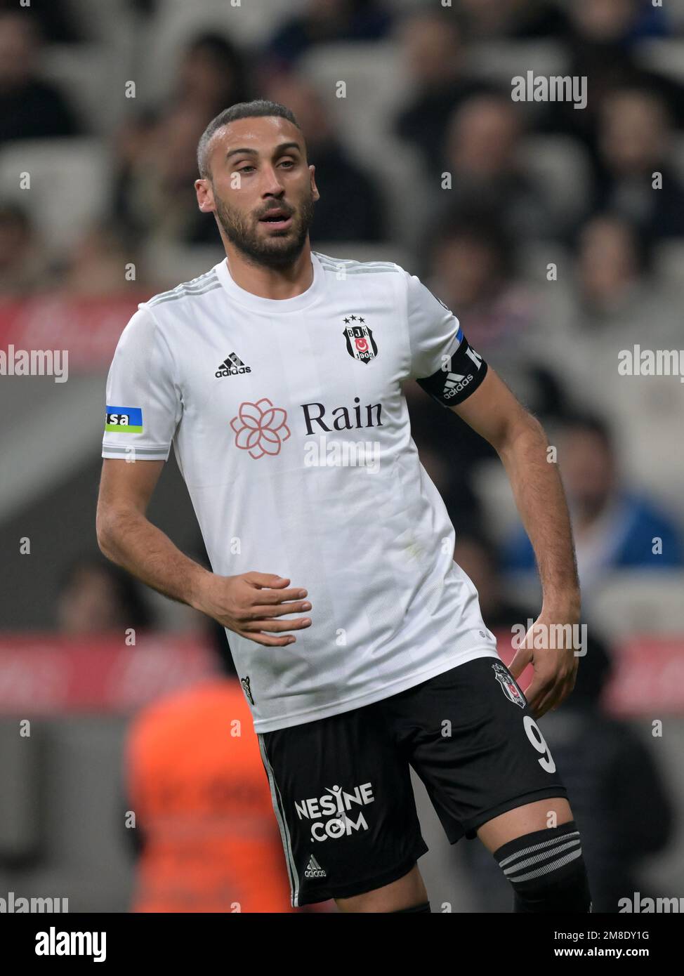 ISTANBUL - Cenk Tosun of Besiktas JK during the Turkish Super Lig match ...
