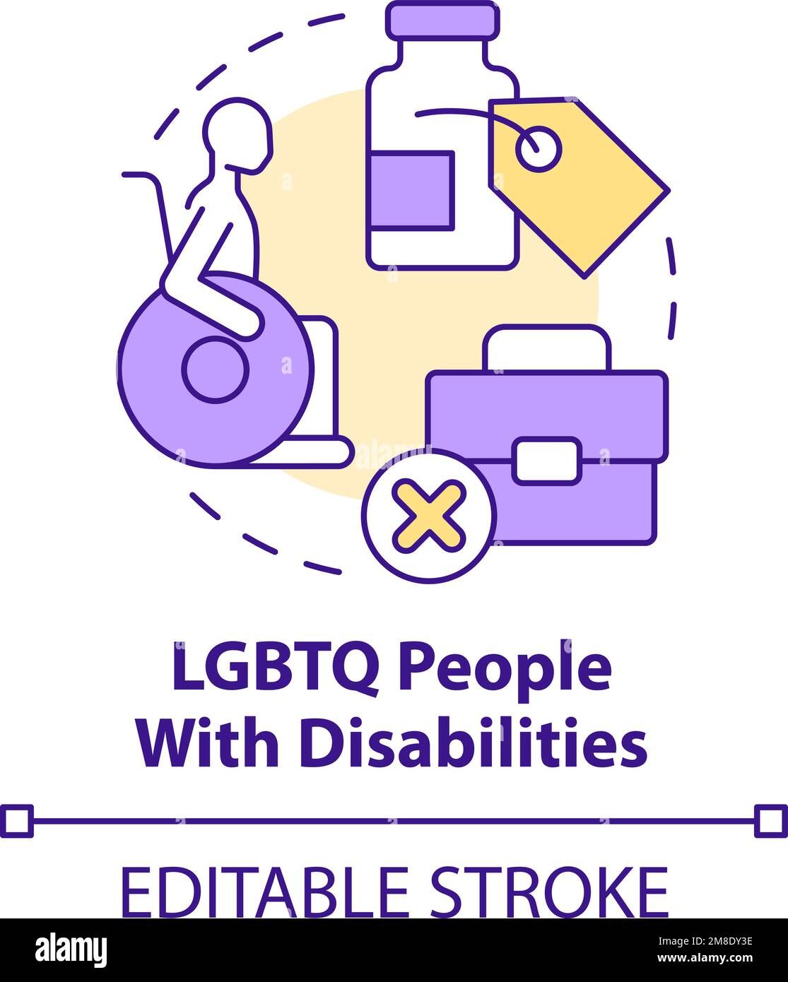 Lgbt health discrimination Stock Vector Images - Alamy