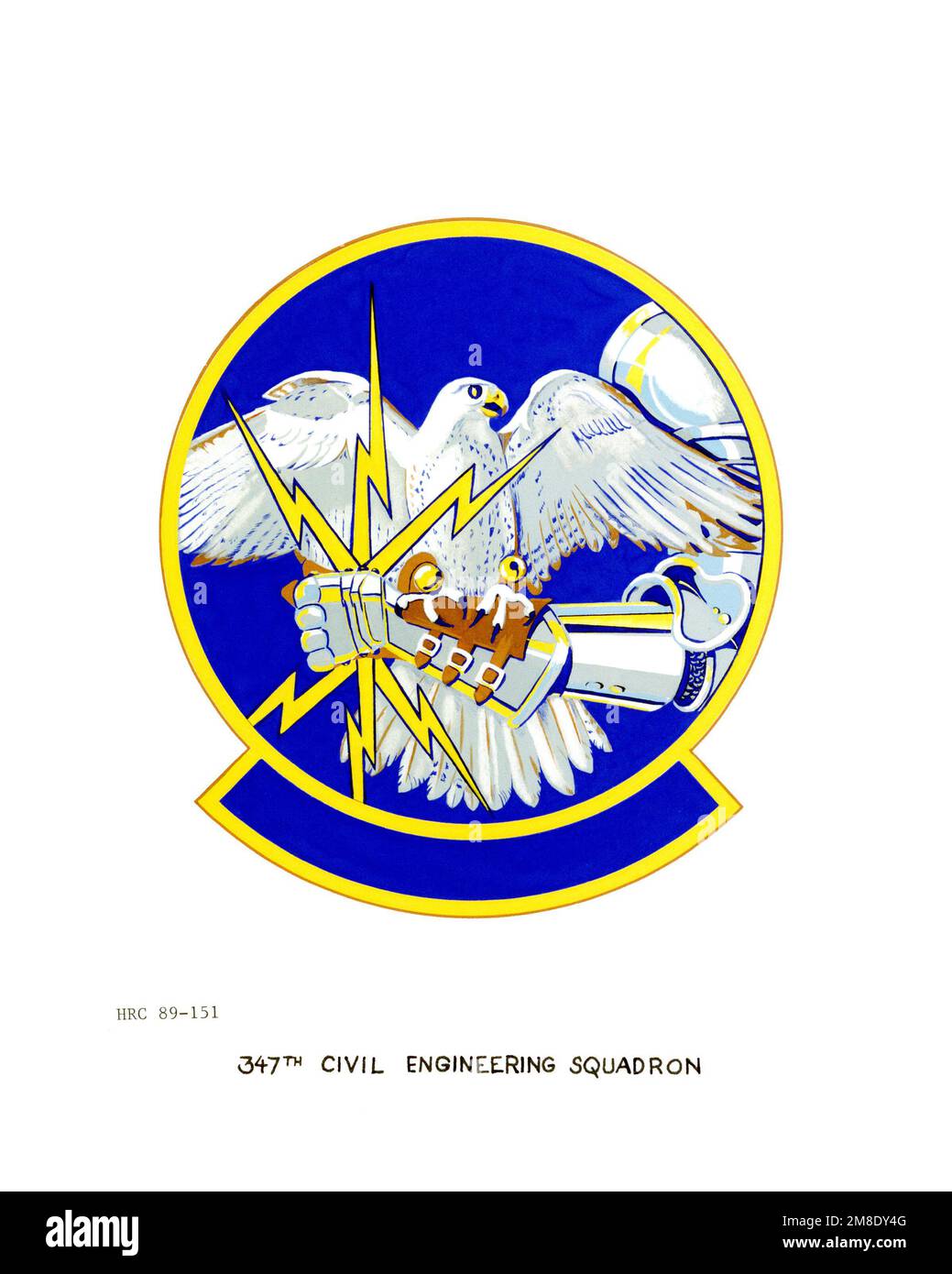 Approved insignia for: 347th Civil Engineering Squadron. Country ...