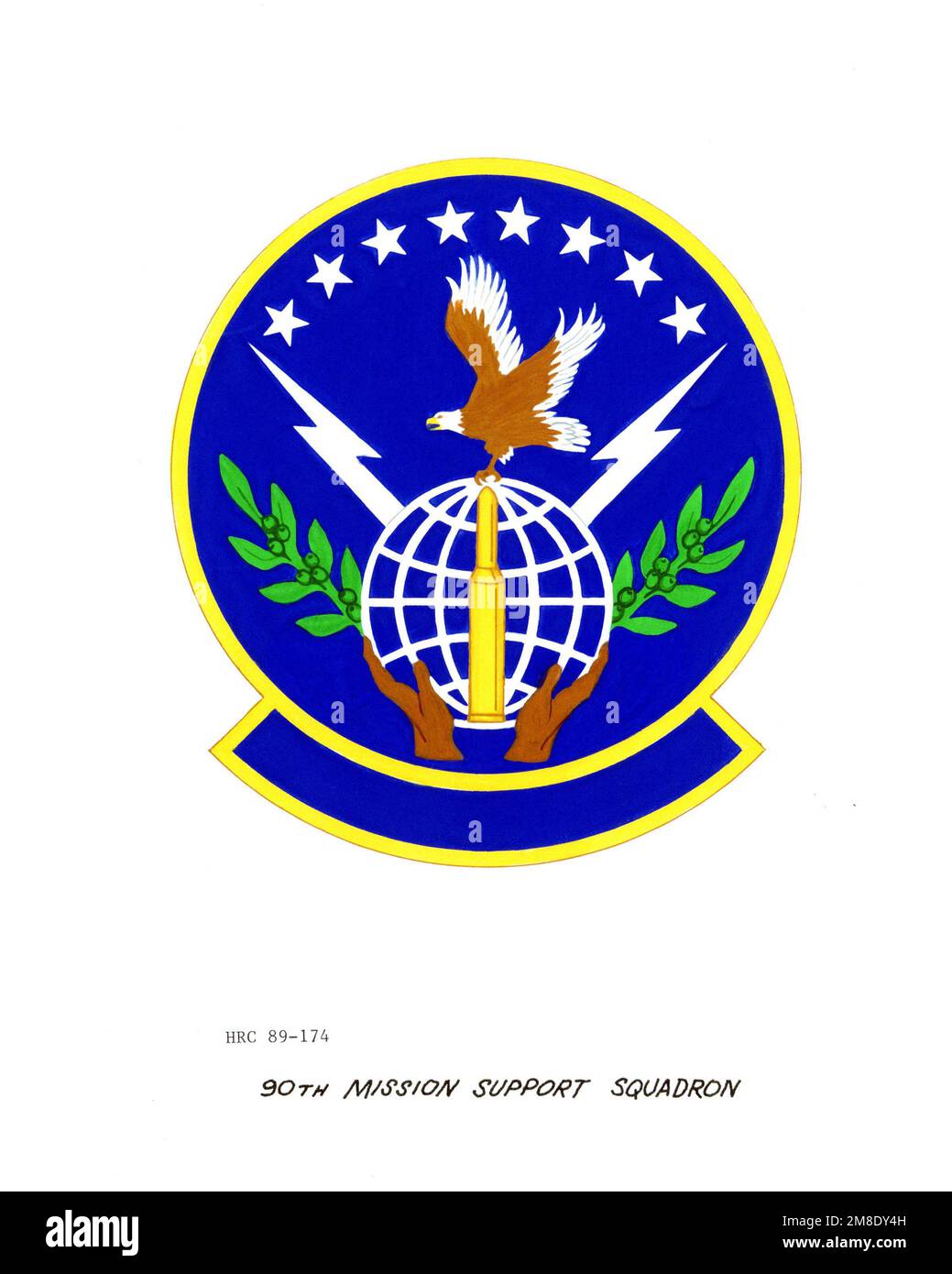 Approved insignia for: 90th Mission Support Squadron. Country: Unknown ...